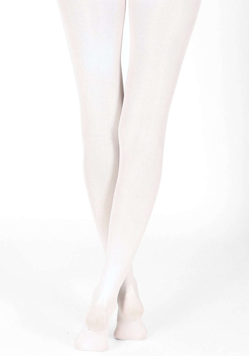 White 40 Denier Tights | Love Leggings